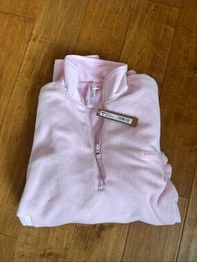 SKIMS | Tops | Skims Cherry Blossom Pink Halfzip Fleece Pullover Xs Nwt ...